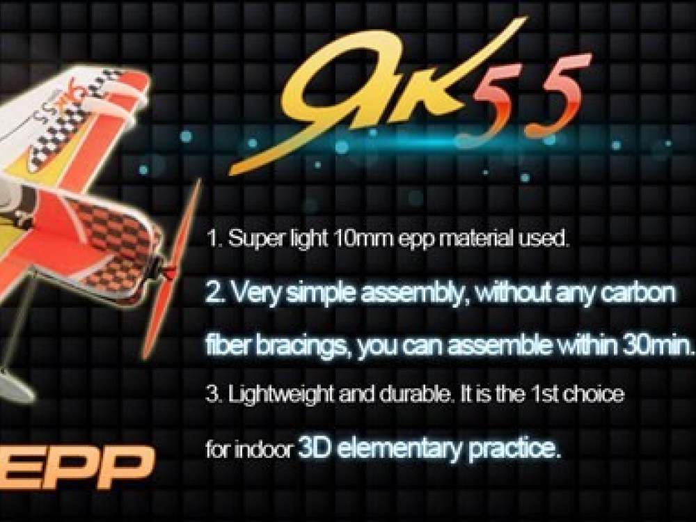 Yak55 3D EPP acrobatische RC vliegtuig